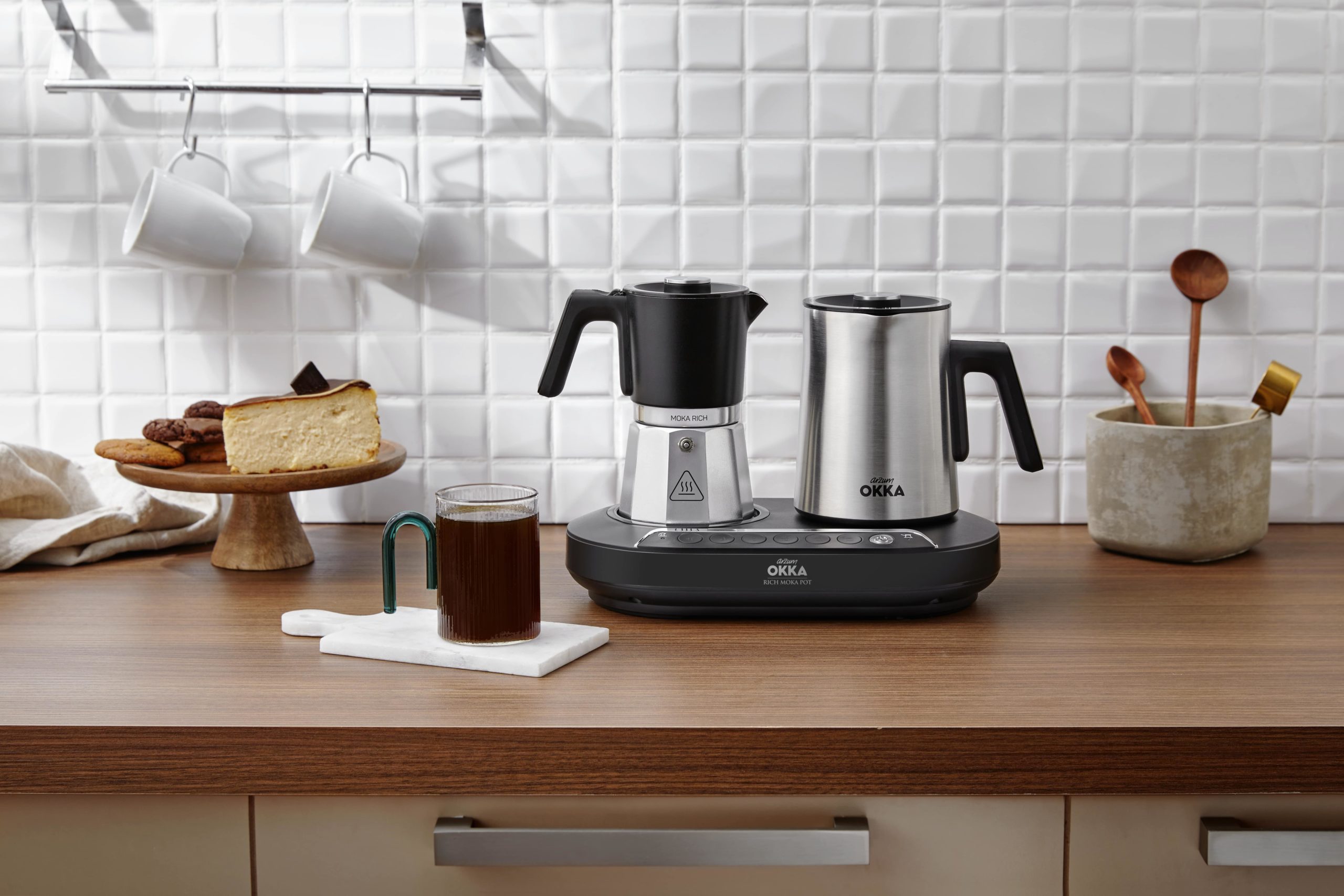 İtalyan kahvesi ve Türk kahvesi, Arzum OKKA Rich Moka Pot ile bir araya ...